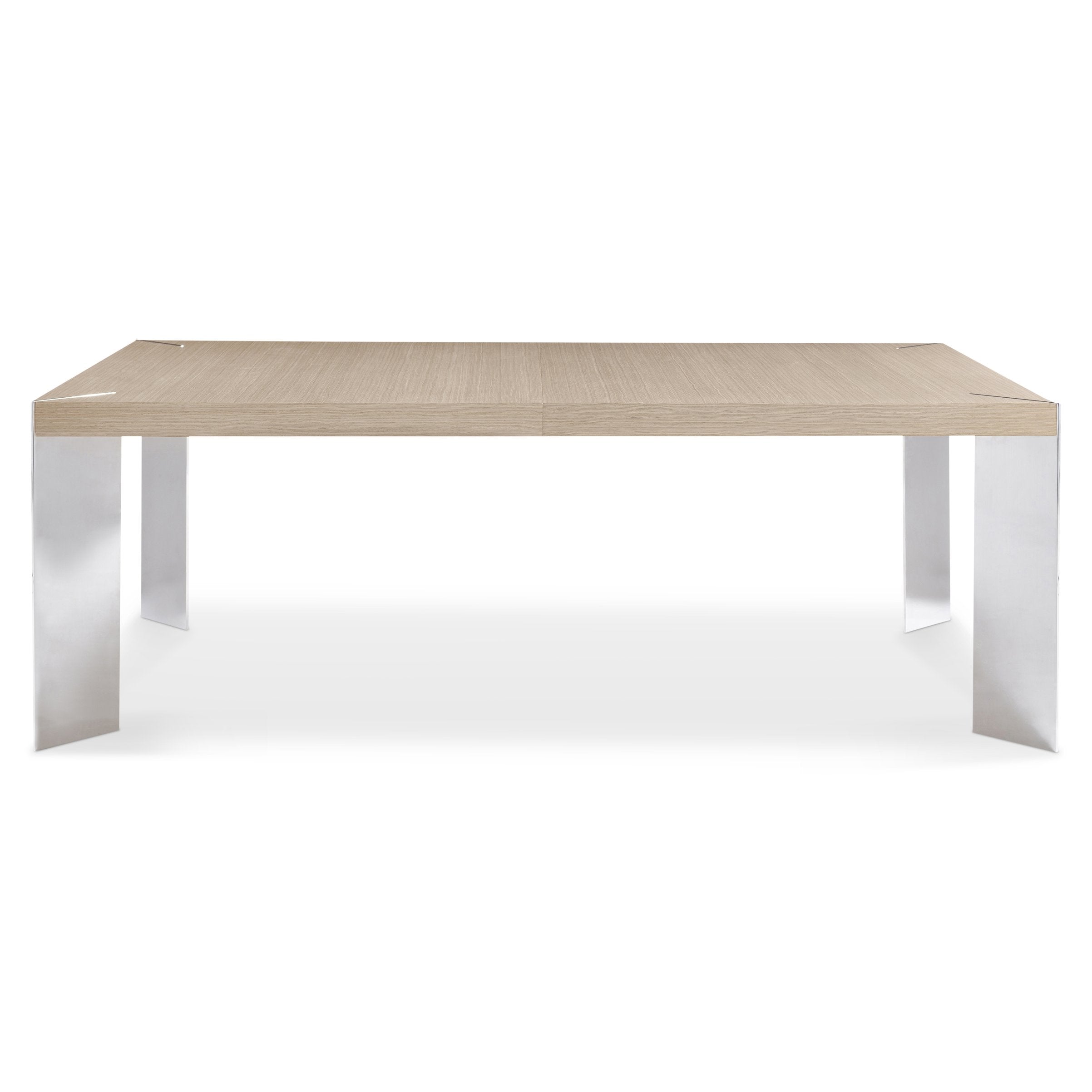 Modulum Rectangular Dining Table - Modern Sahara Finish with Polished