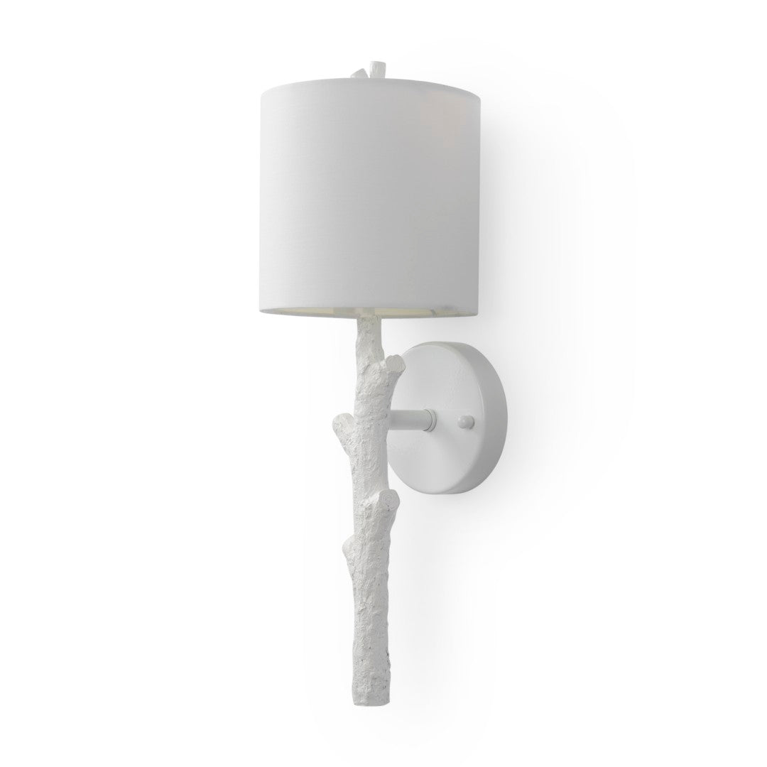 Sabinal II Sculptural Tree Branch Wall Sconce - Handcrafted Resin Desi