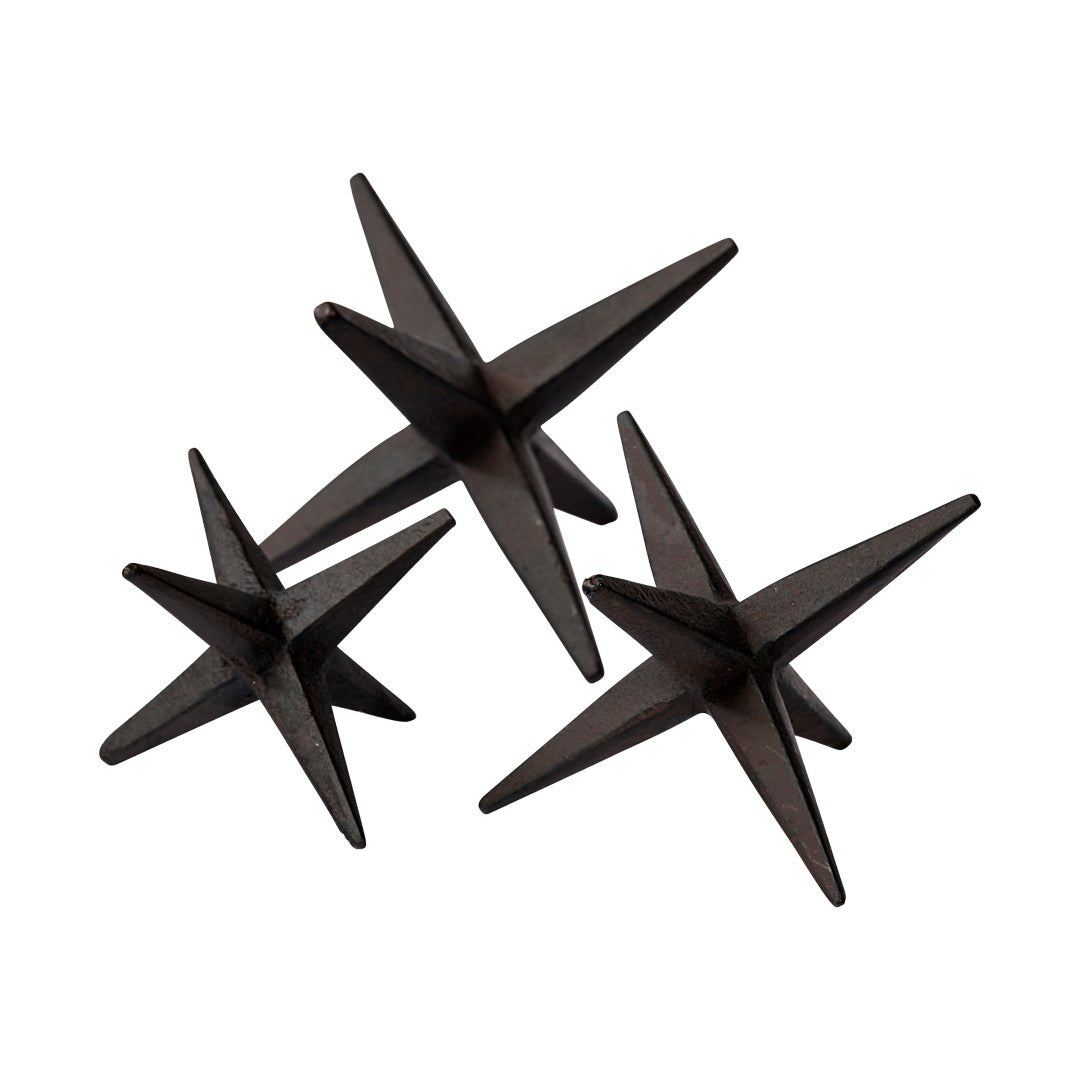 Rhea Decorative Jacks – Industrial Matte-Black Accent for Tabletop, Sh