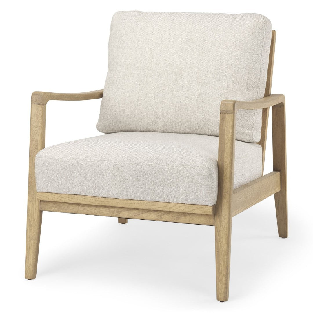 Raeleigh Contemporary Accent Chair - Stylish Comfort with Solid Wood F