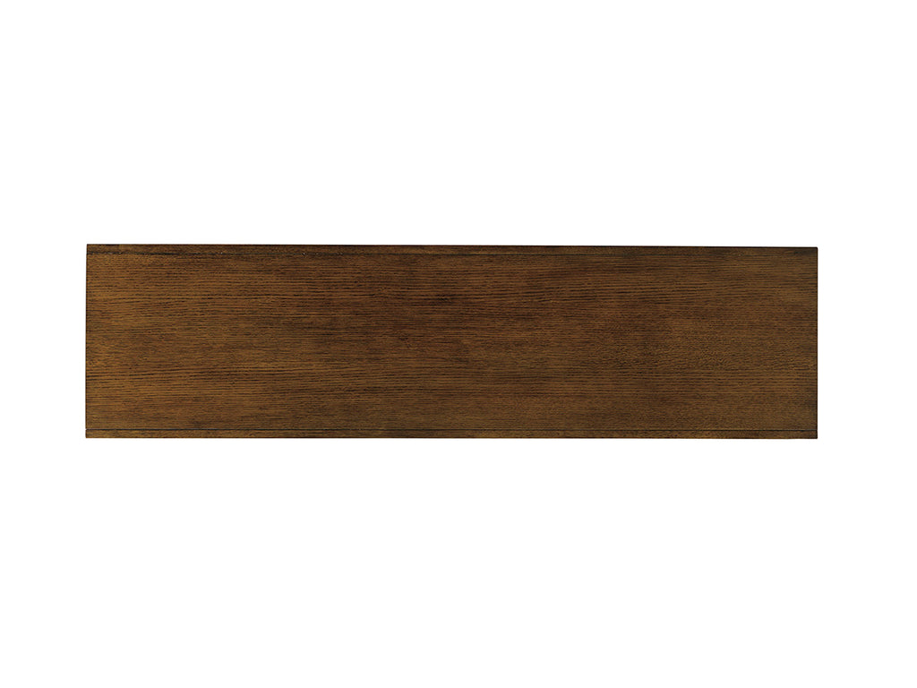 Sligh Kinetic Office Console - Modern Mocha Finish with Metal Base, Ve ...