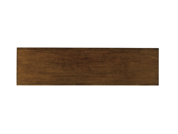 Sligh Kinetic Office Console - Modern Mocha Finish with Metal Base, Ve ...