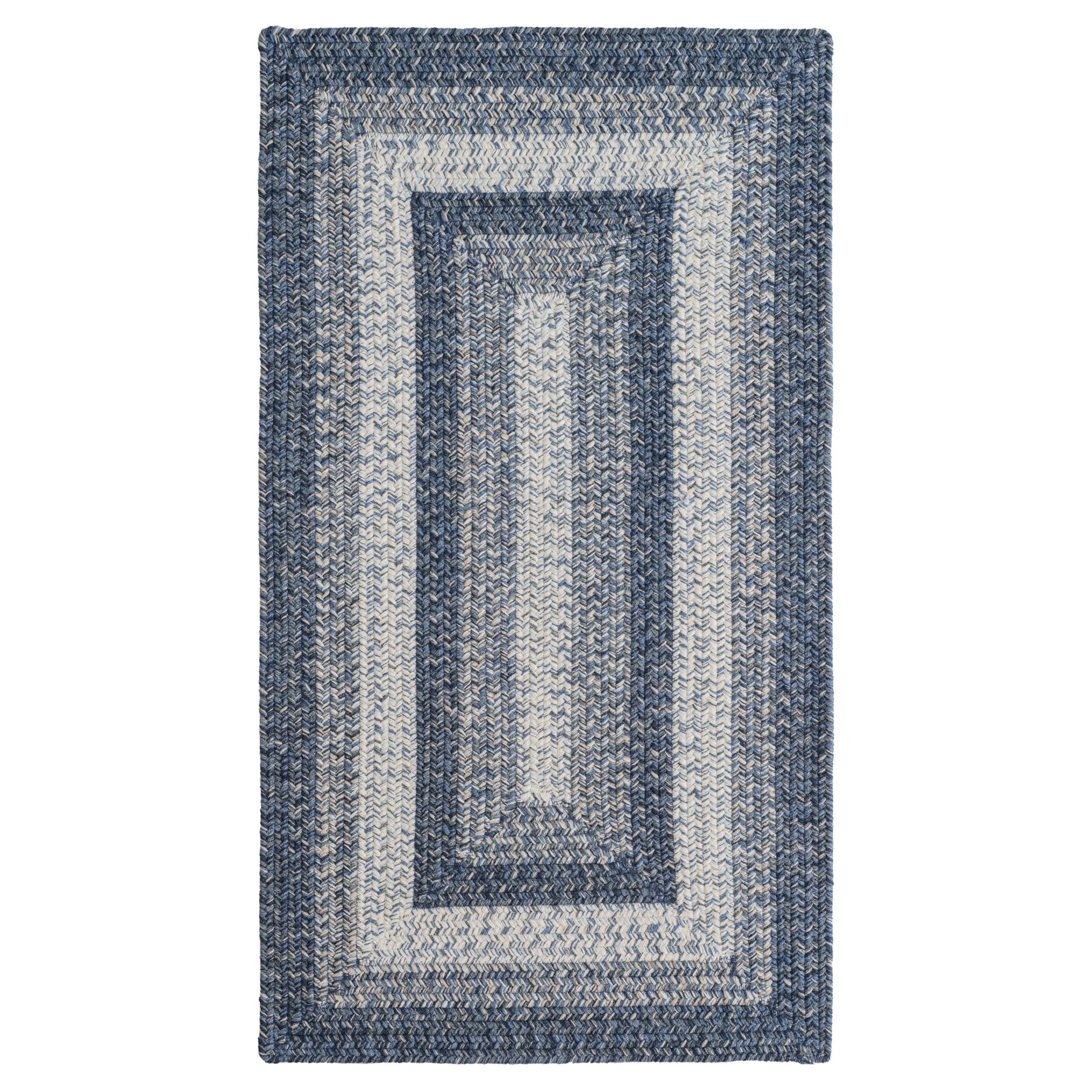 Sturbridge Elegant Banded Braided Area Rug - Colonial Inspired Design