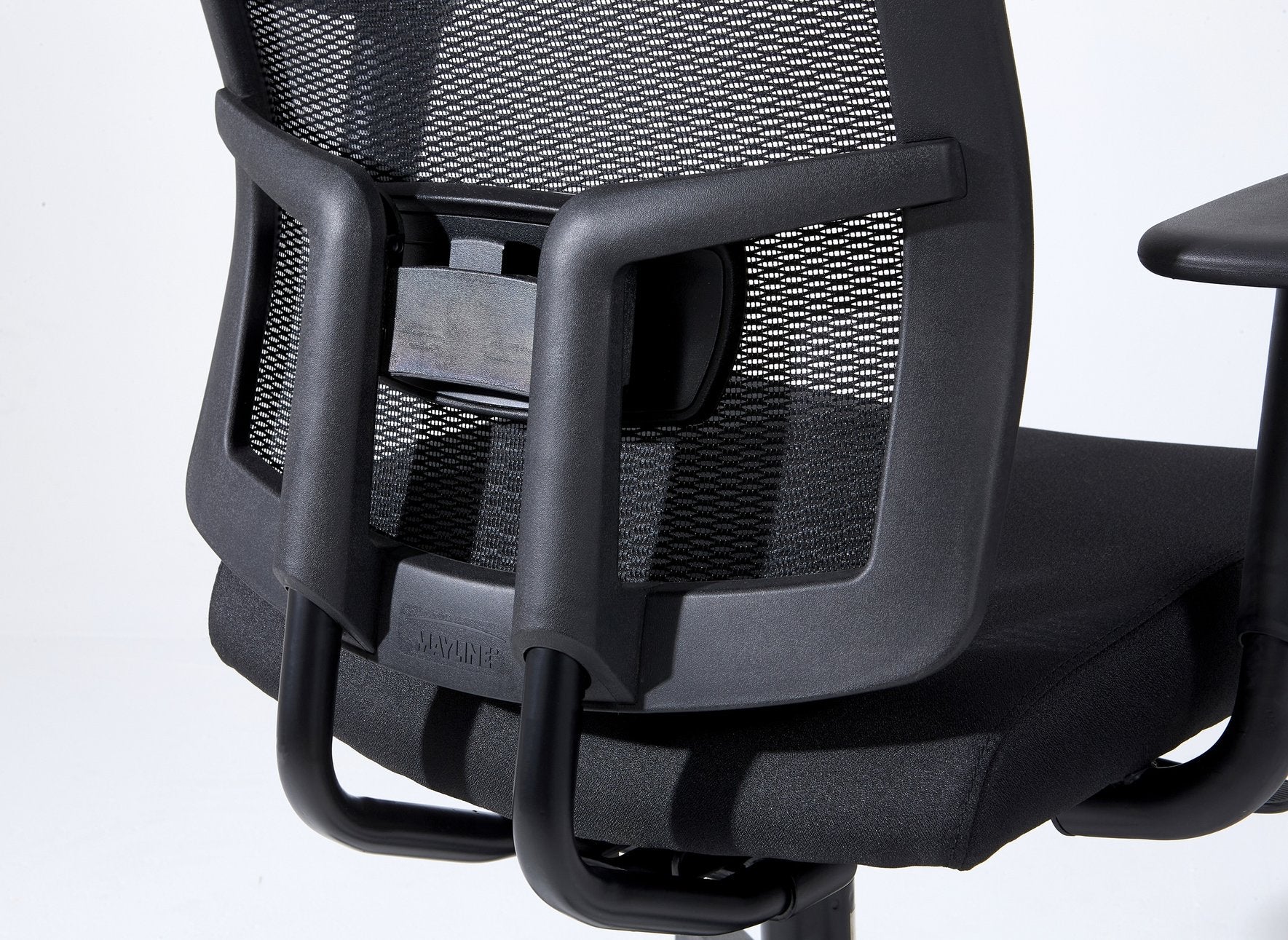 Complus Ergonomic High-Back Mesh Office Chair With Polyester Seat, Adj