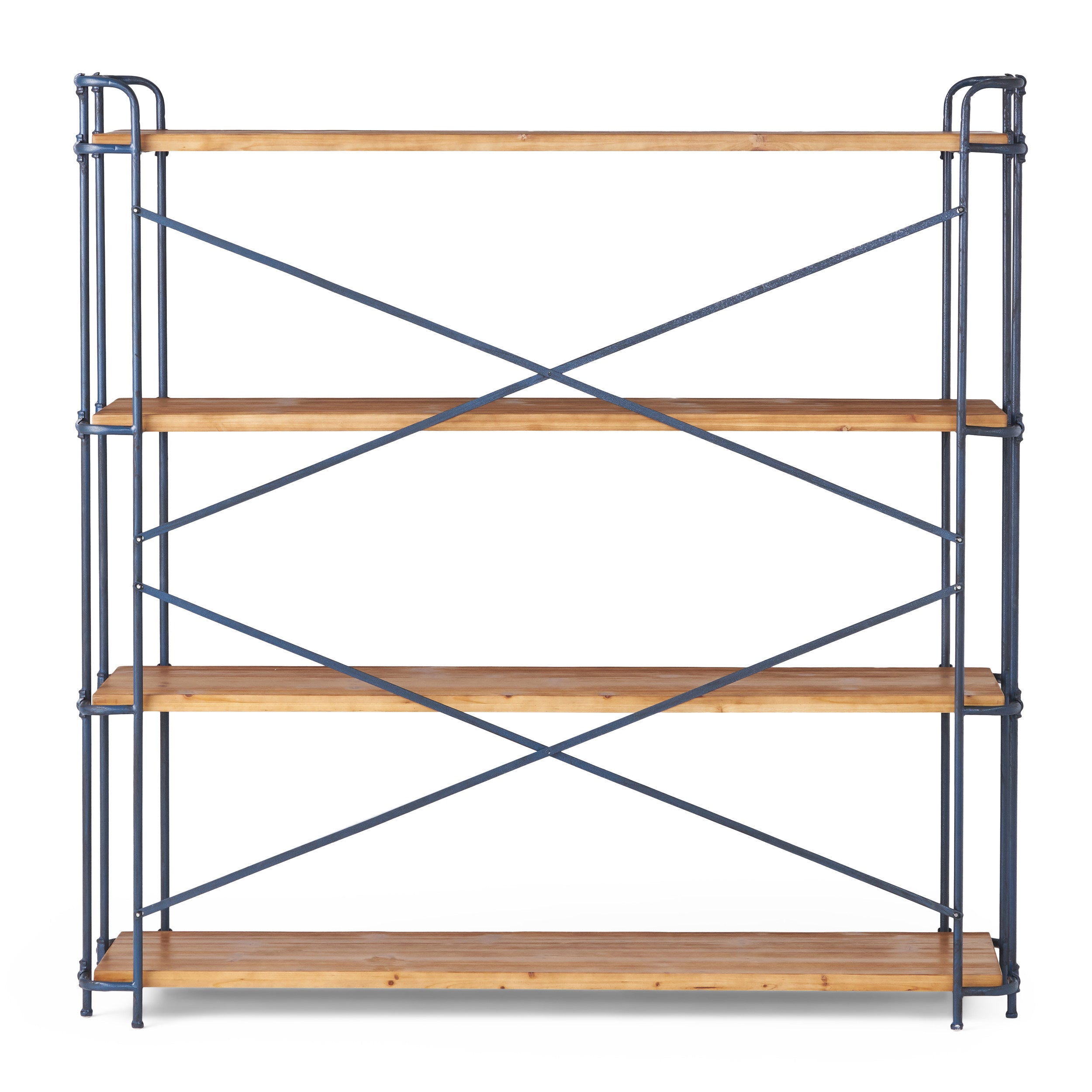 Christopher Knight Home® - Yorktown Industrial 4-Shelf Bookcase In Nat