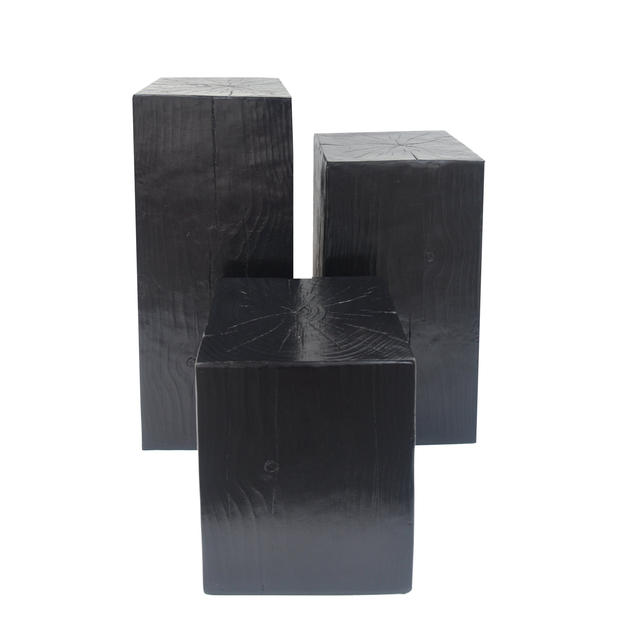 Christopher Knight Home® - Retro Square-Column Side Table Set With Woo