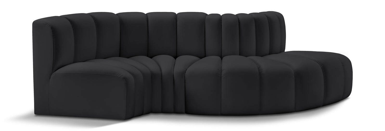 Arc Vegan Leather Modular Sofa – Elevate Your Space with Timeless Luxu