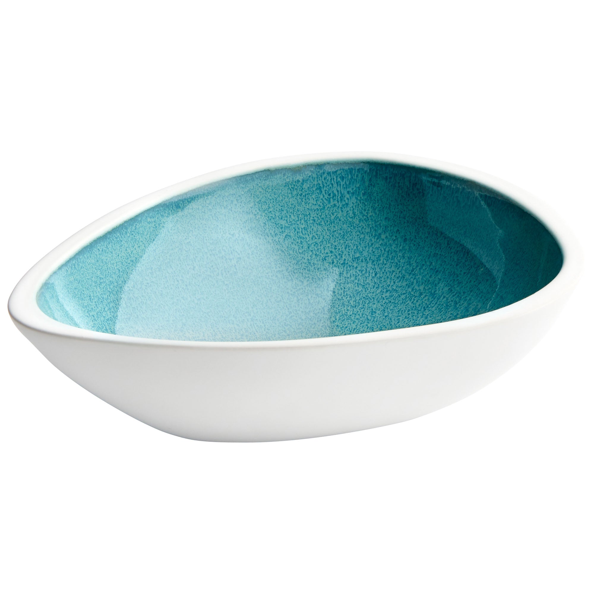 Nice Dream Tray - Elegant Ceramic Serving Tray in White-Cream with Sty