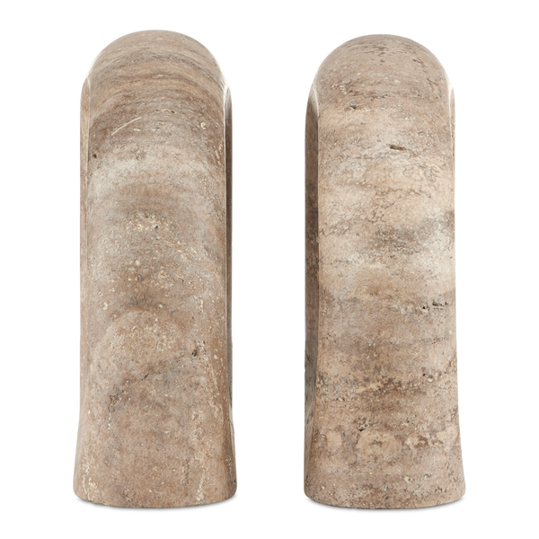 Russo Travertine Object Set of 2 – English Elm