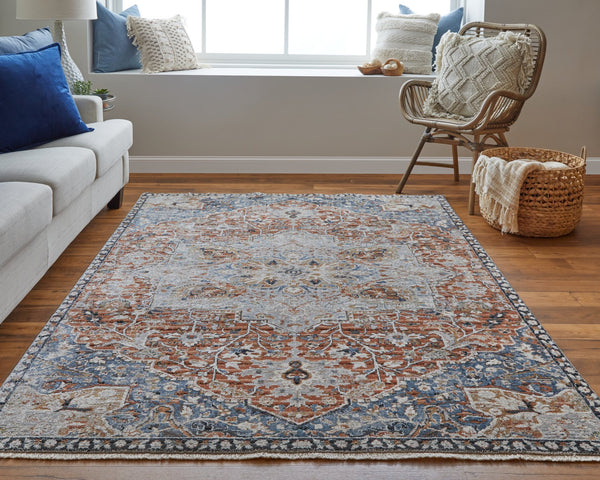 Kaia Luxurious Low Pile Area Rug – Soft, Durable Polypropylene Blend w ...