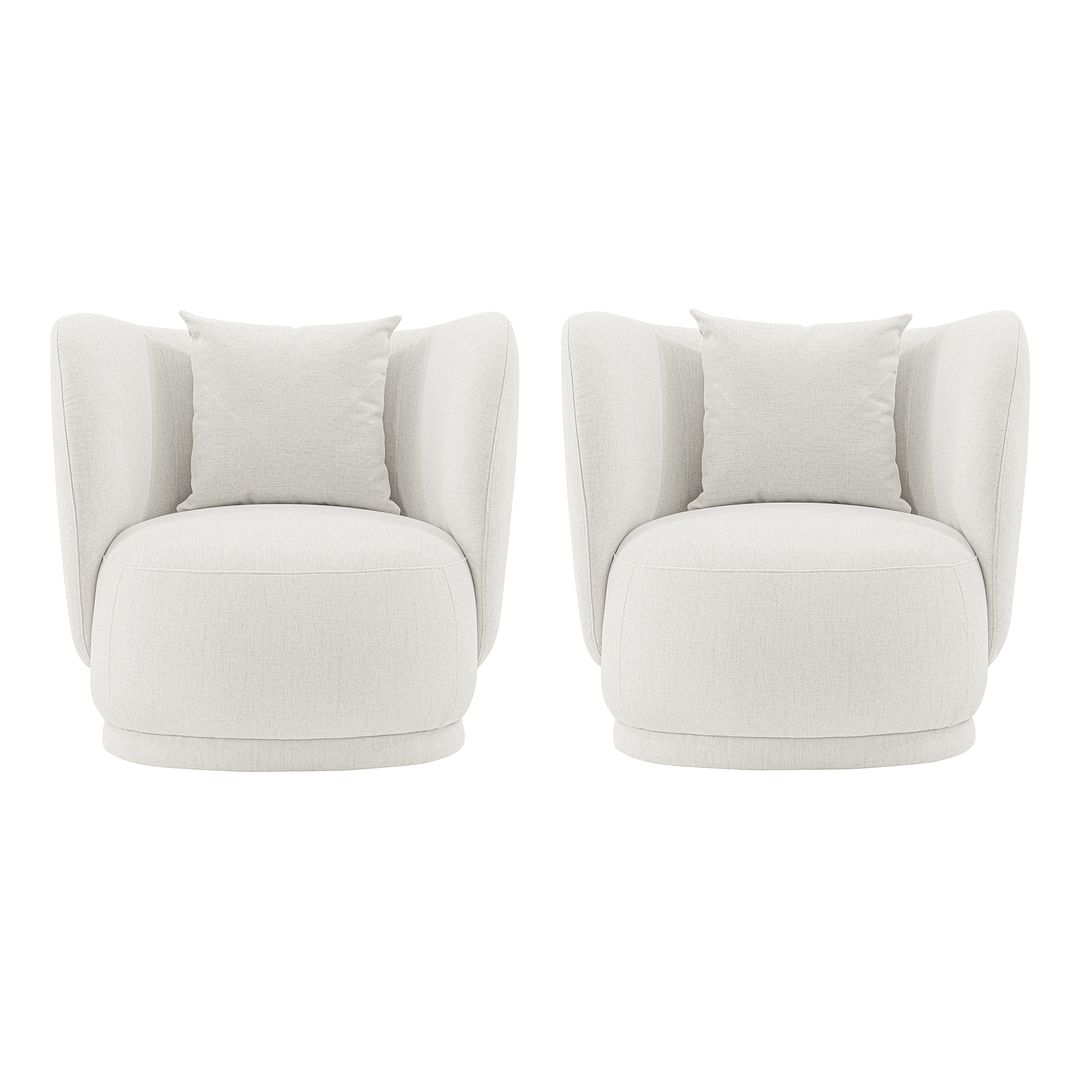 Siri Modern Accent Chair Set of 2 - Stylish, Durable Design with Luxur