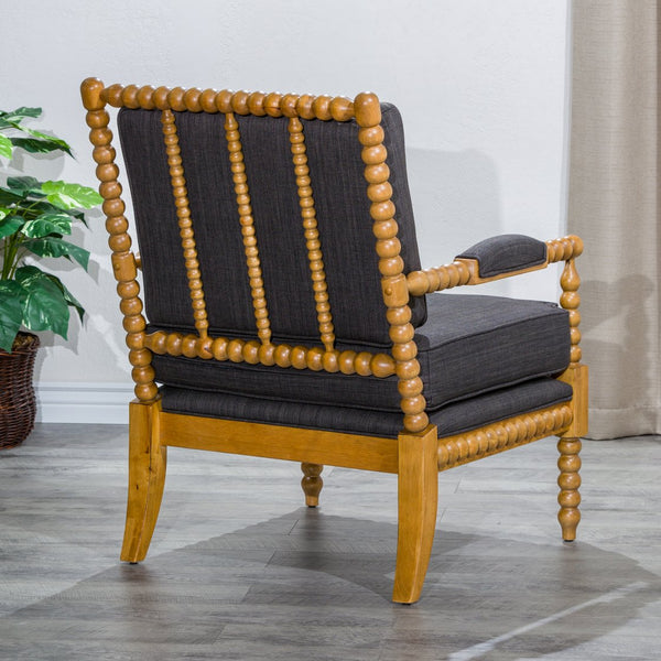 Spindle Chair, Weathered Oak, Charcoal – English Elm