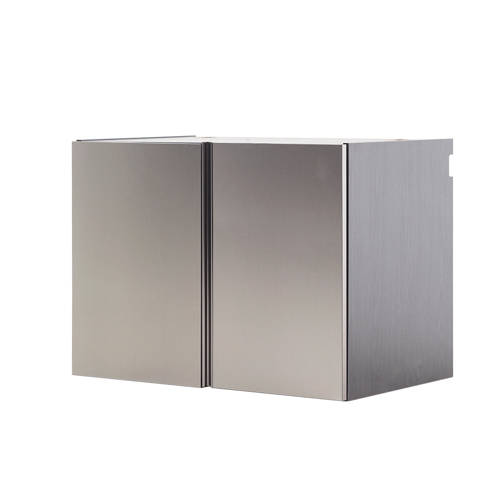 Nova Series Wall-Mounted Garage Cabinet In Metallic Gray – Stylish Sto