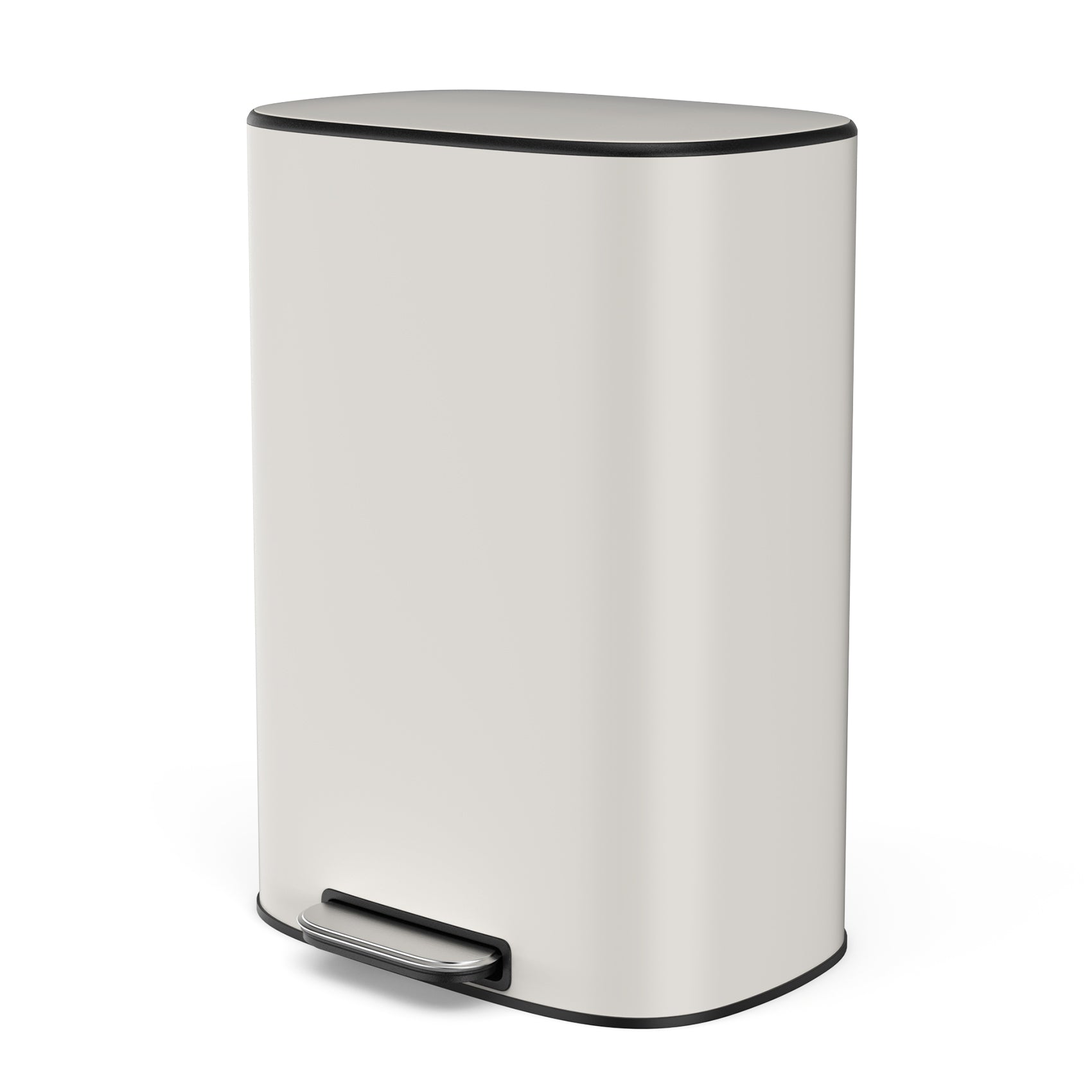 13 13 Gallon/50L Soft-Close Stainless Steel Trash Can With Foot Pedal,
