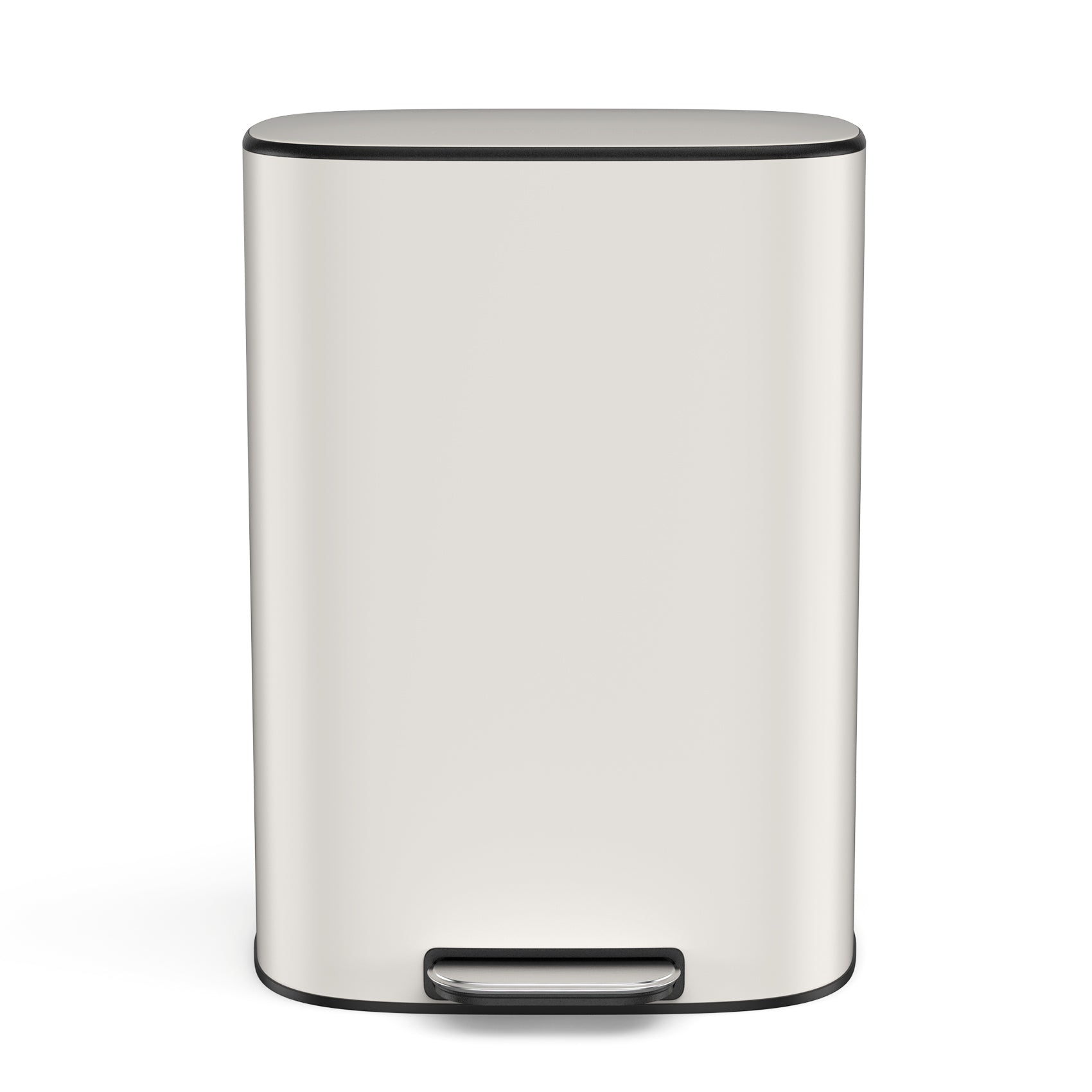 13 13 Gallon/50L Soft-Close Stainless Steel Trash Can With Foot Pedal,