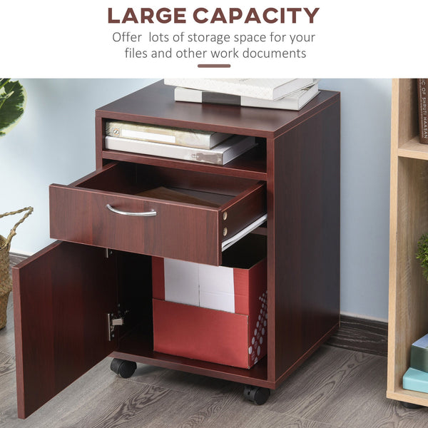 Mobile Storage Cabinet Organizer With Drawer and Cabinet, Printer Stan ...