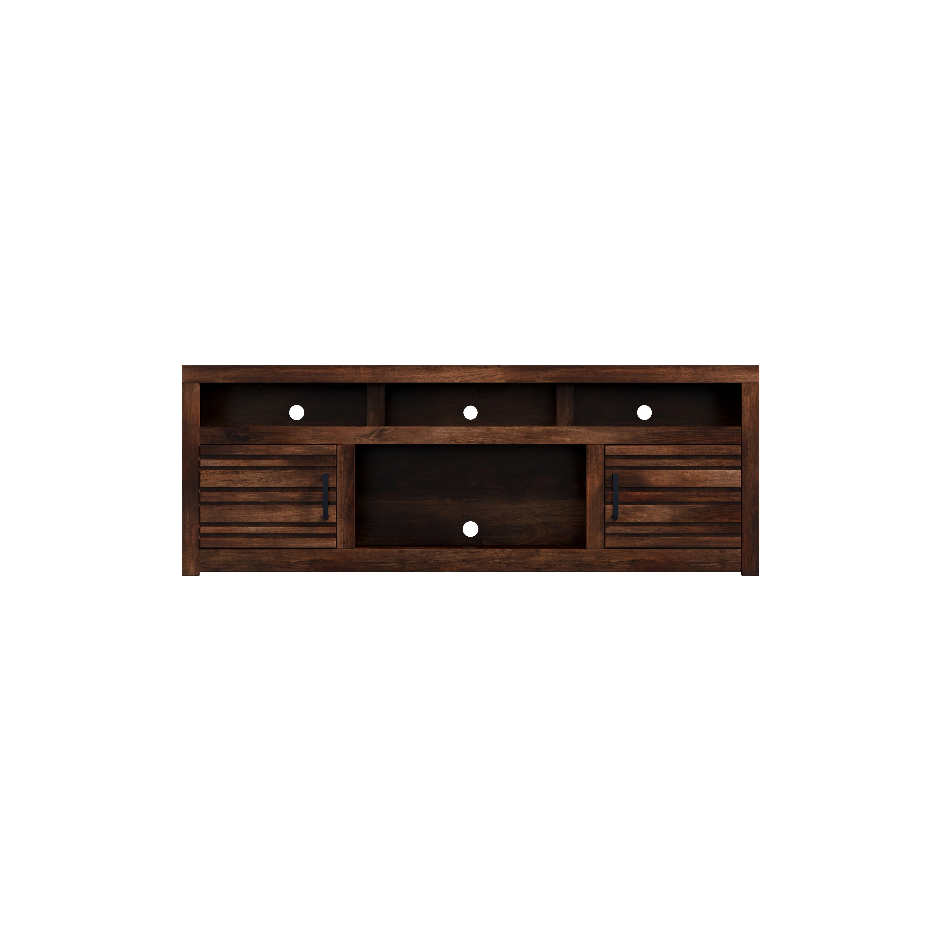 72 72 Inch Tv Stand Console For Tvs Up To 85", Whiskey Knotty Alder, P