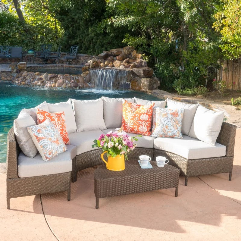 Christopher Knight Home® - Pt Limon 5Pcs Sofa Set - Weather-Resistant