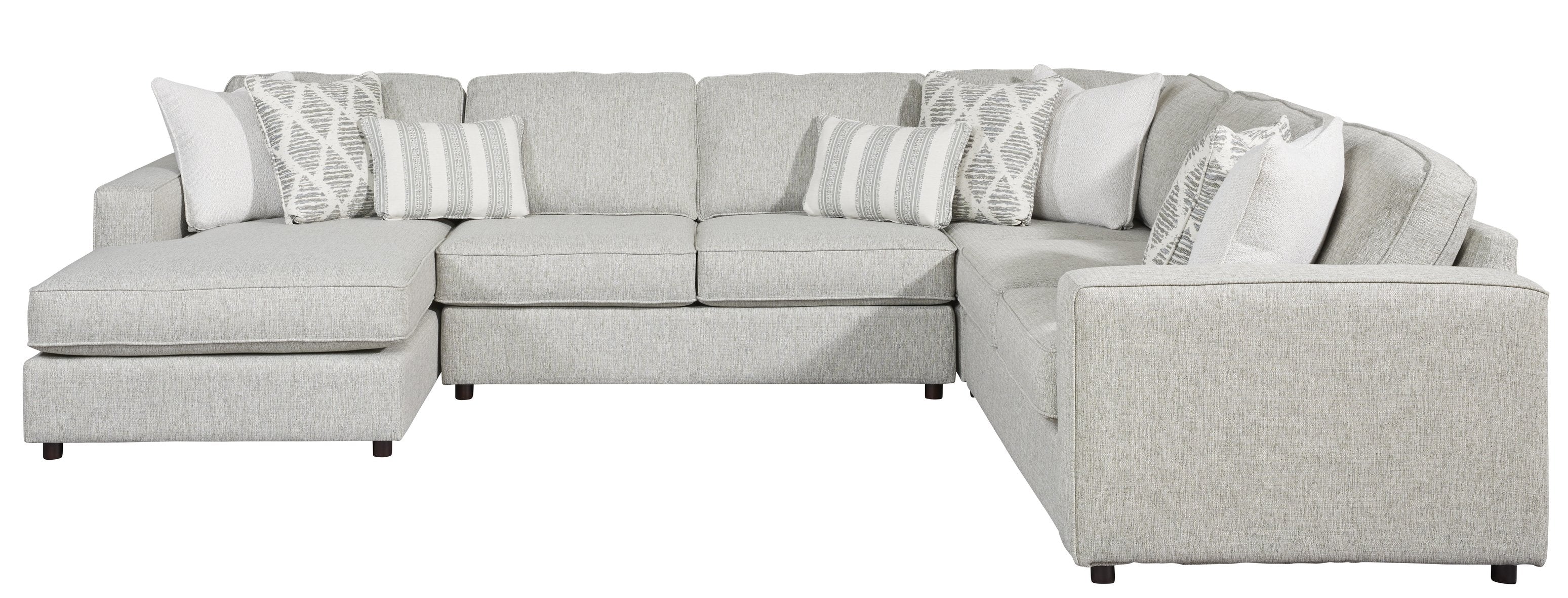 Durango Foam Modular Chaise Sectional Sofa with Reversible Cushions an