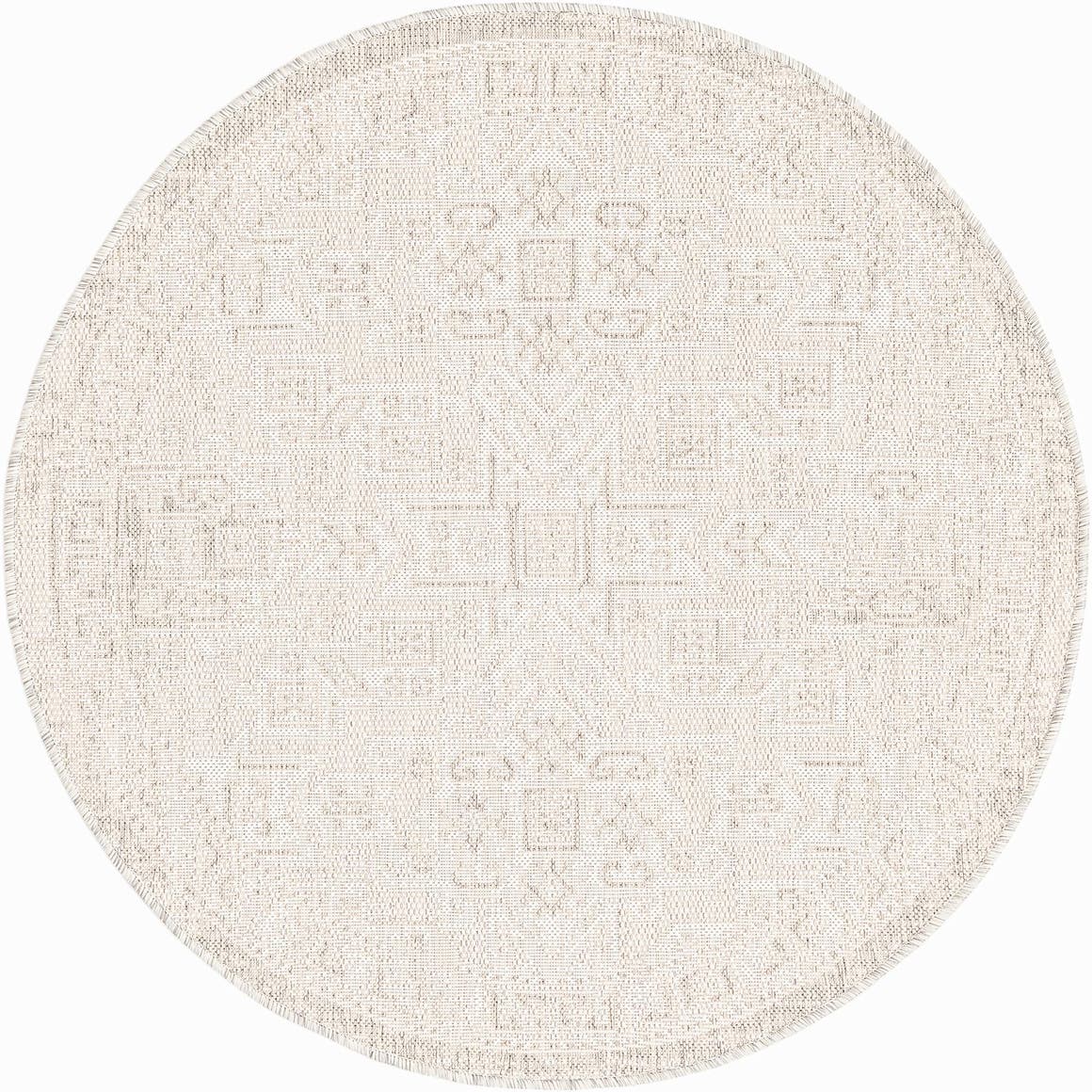 Rust Outdoor Aztec Rug in Vibrant Rust Red – Perfect Cultural Flair fo