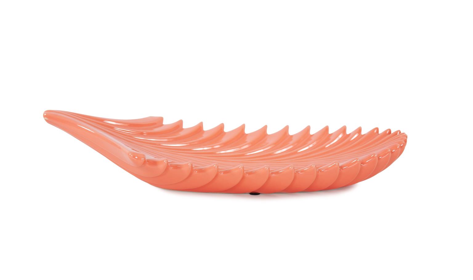 Coral Reef Tray – Vintage-Inspired Ceramic Serving Tray with Glossy Co