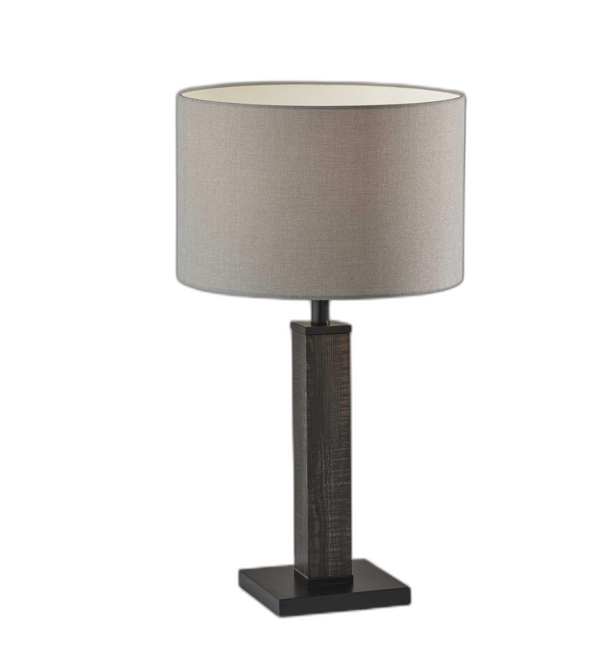 Modern Rustic Table Lamp - Architectural Accent for Farmhouse or Indus