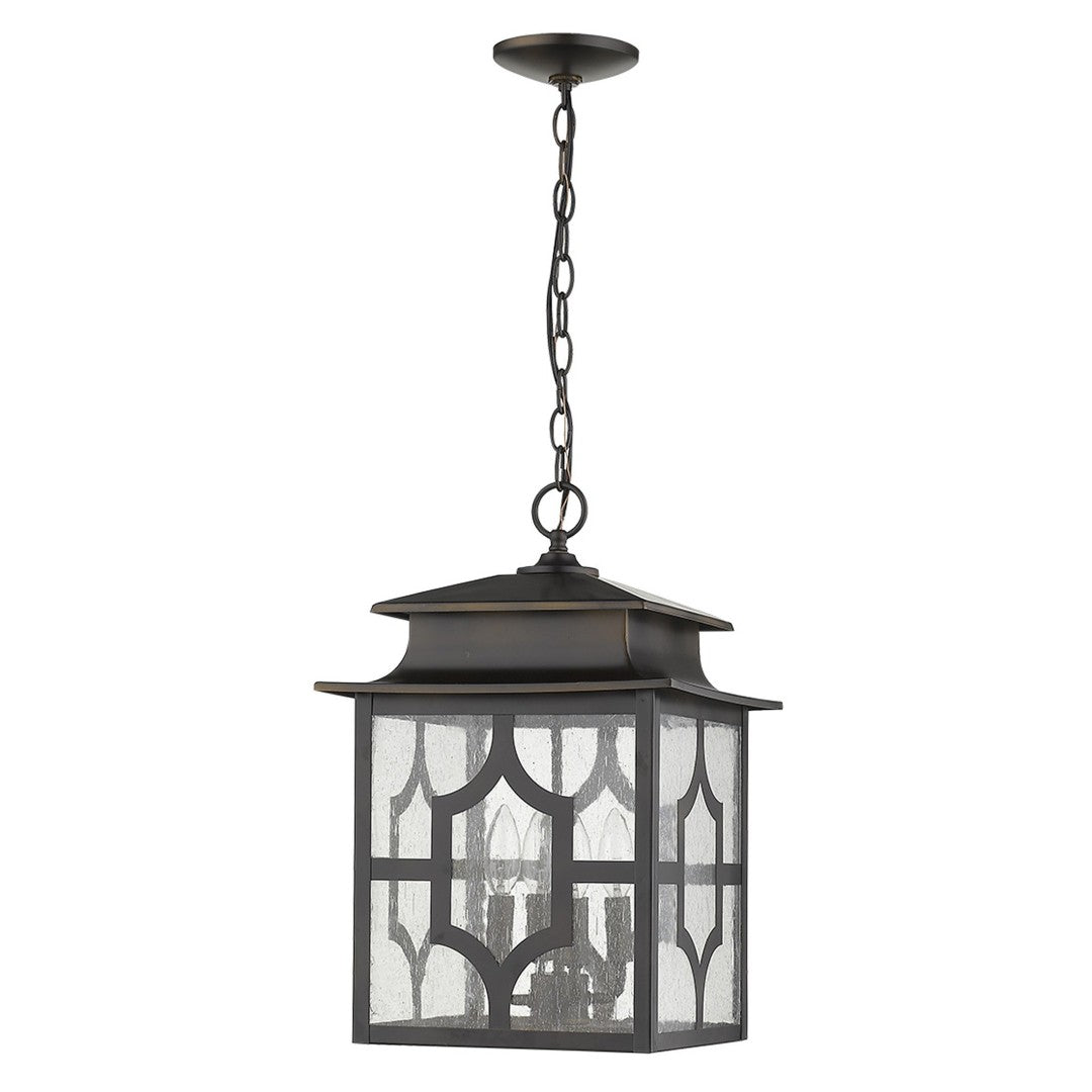 Calvert 4-Light Hanging Lantern in Oil-Rubbed Bronze – Classic Steel D