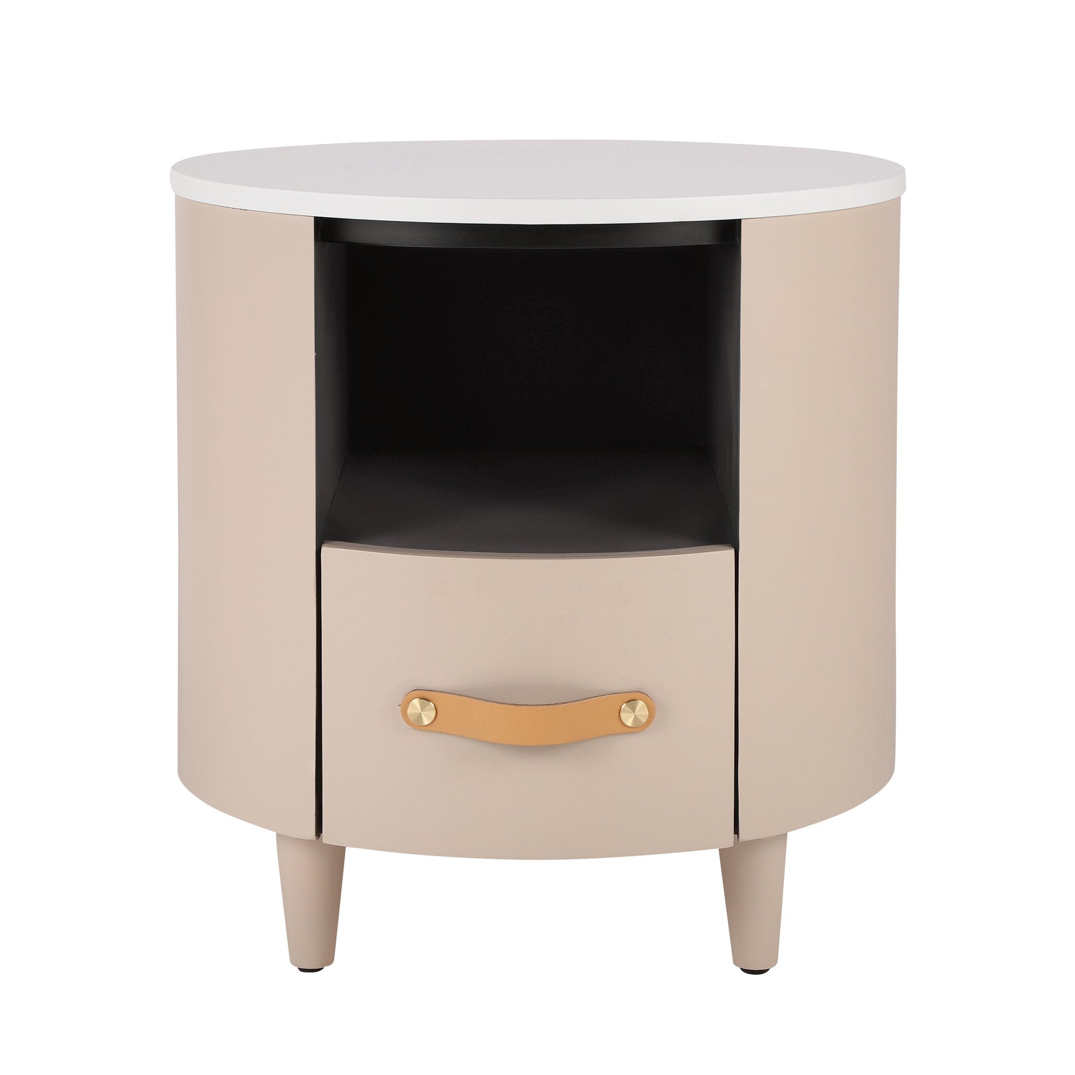 Christopher Knight Home® - Contemporary Round Nightstand With Drawer