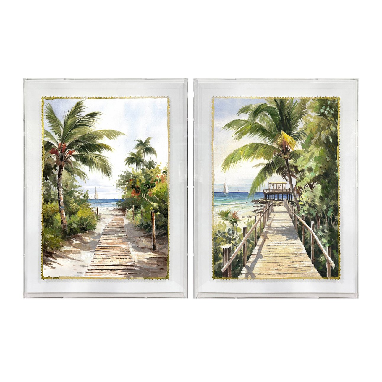Maui Wall Decor by Crestview – Elegant China Artwork to Transform Your