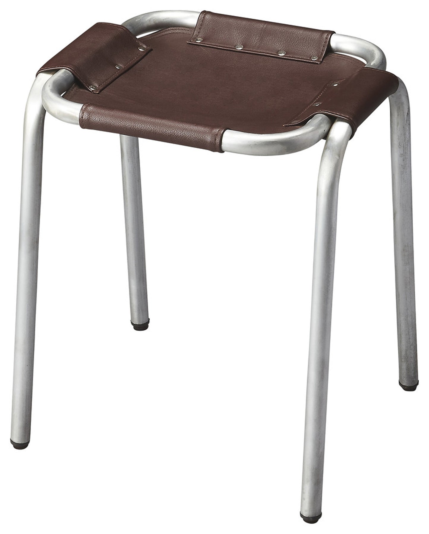 Putnam Stylish Industrial Chic Stool - Handcrafted Canvas Design with