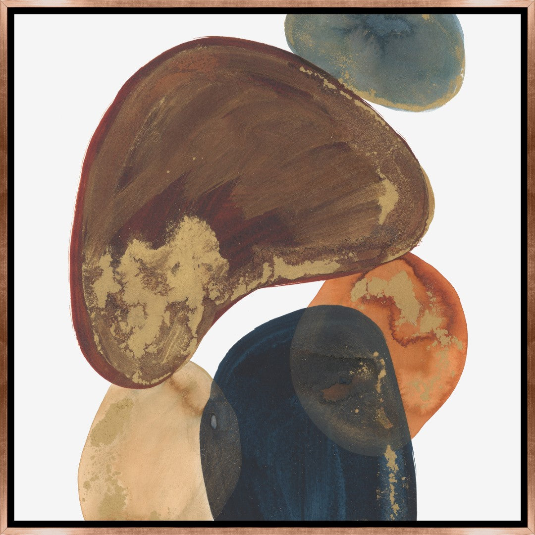 Colored Pebbles III by Danielle Davis - Stunning Gallery-Wrapped Gicle