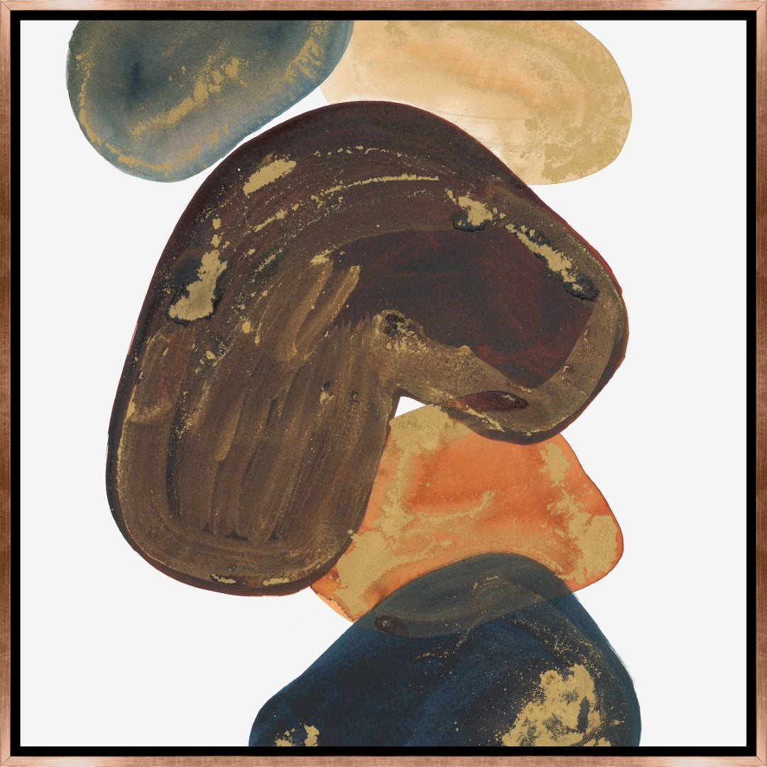 Colored Pebbles by Danielle Davis - Stunning Gallery-Wrapped Giclee Pr