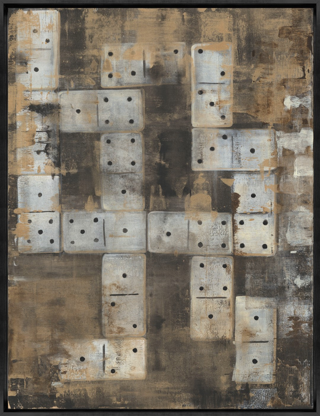 Dominoes by David Erickson - Stunning Gallery-Wrapped Giclee Print on