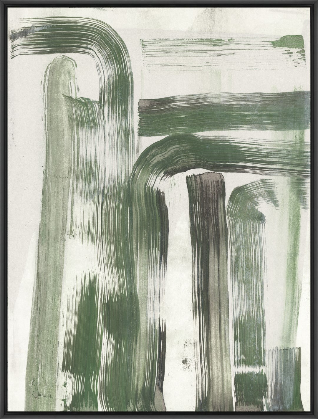 Jade Movement I by David Erickson - Stunning Gallery-Wrapped Giclee Pr