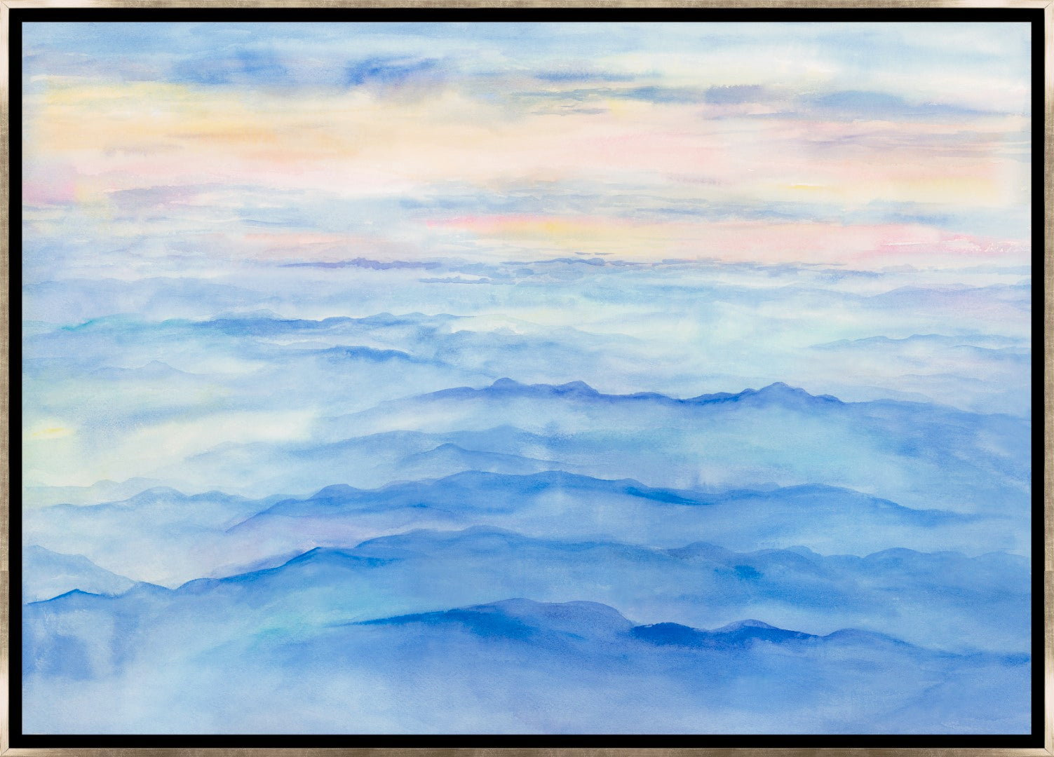 Calm in Blue by Maelani Blue - Stunning Gallery-Wrapped Giclee Canvas