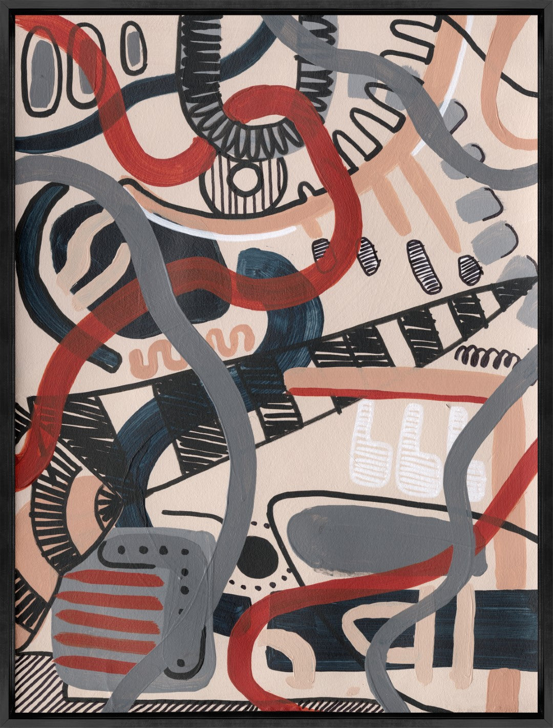 Random Drawer II by Ryan Brown - Stunning Gallery-Wrapped Giclee Canva