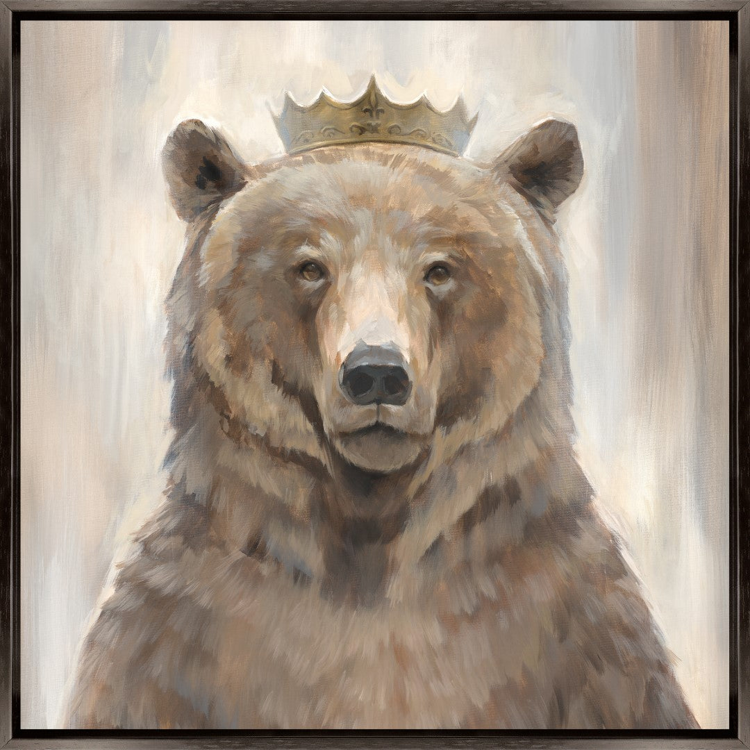 Regal Bear Art by Richard Ryder - Stunning Gallery-Wrapped Giclee Prin