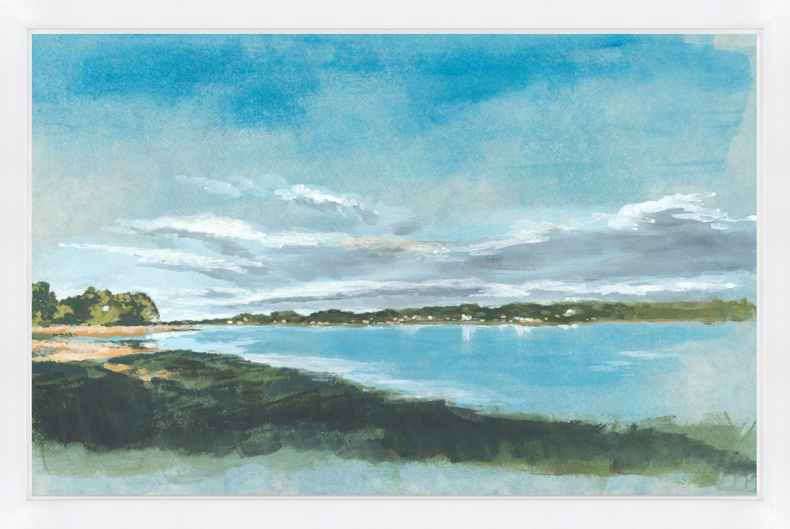 Rhode Island Inlet by Sam Nash - Stunning Gallery-Wrapped Giclee Canva