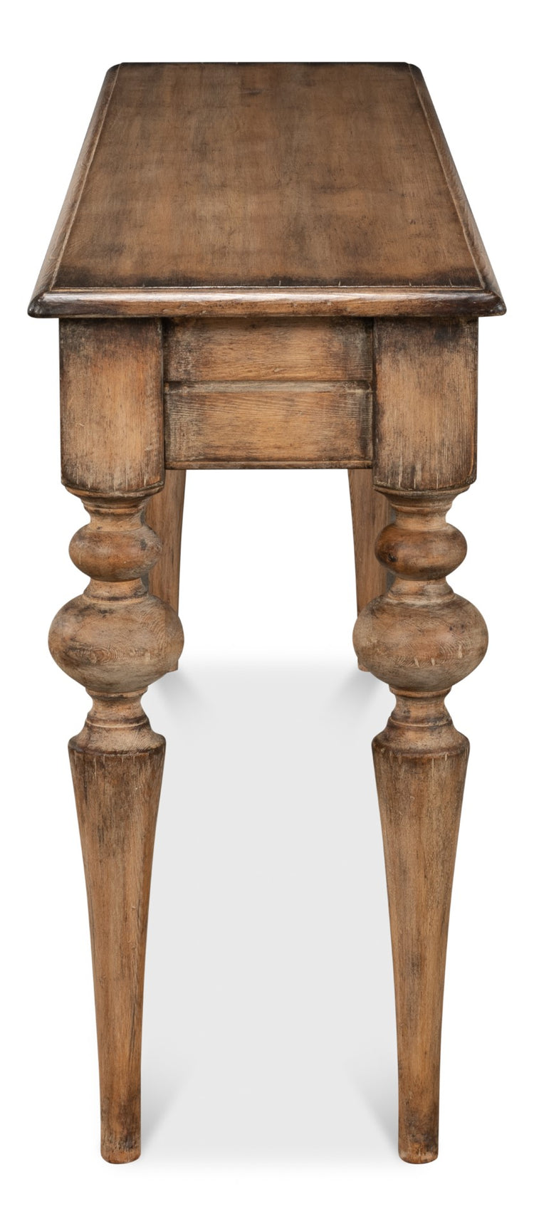 Hudson Console Brown - Stylish Pine Finish Console Table for Living Ro