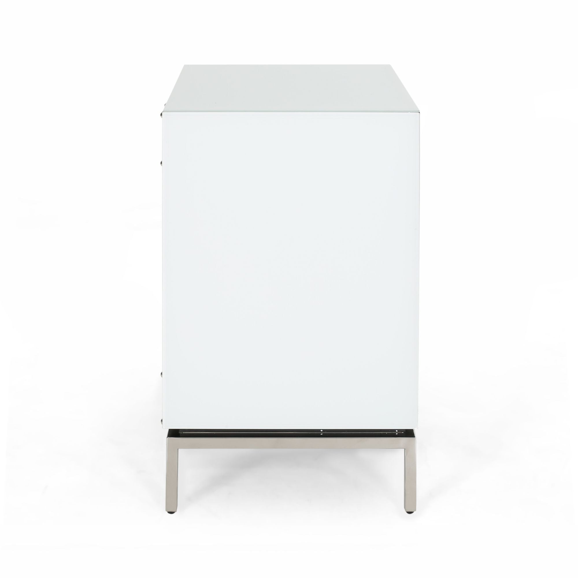 Christopher Knight Home® - Modern White End Table Nightstand With 2 Dr