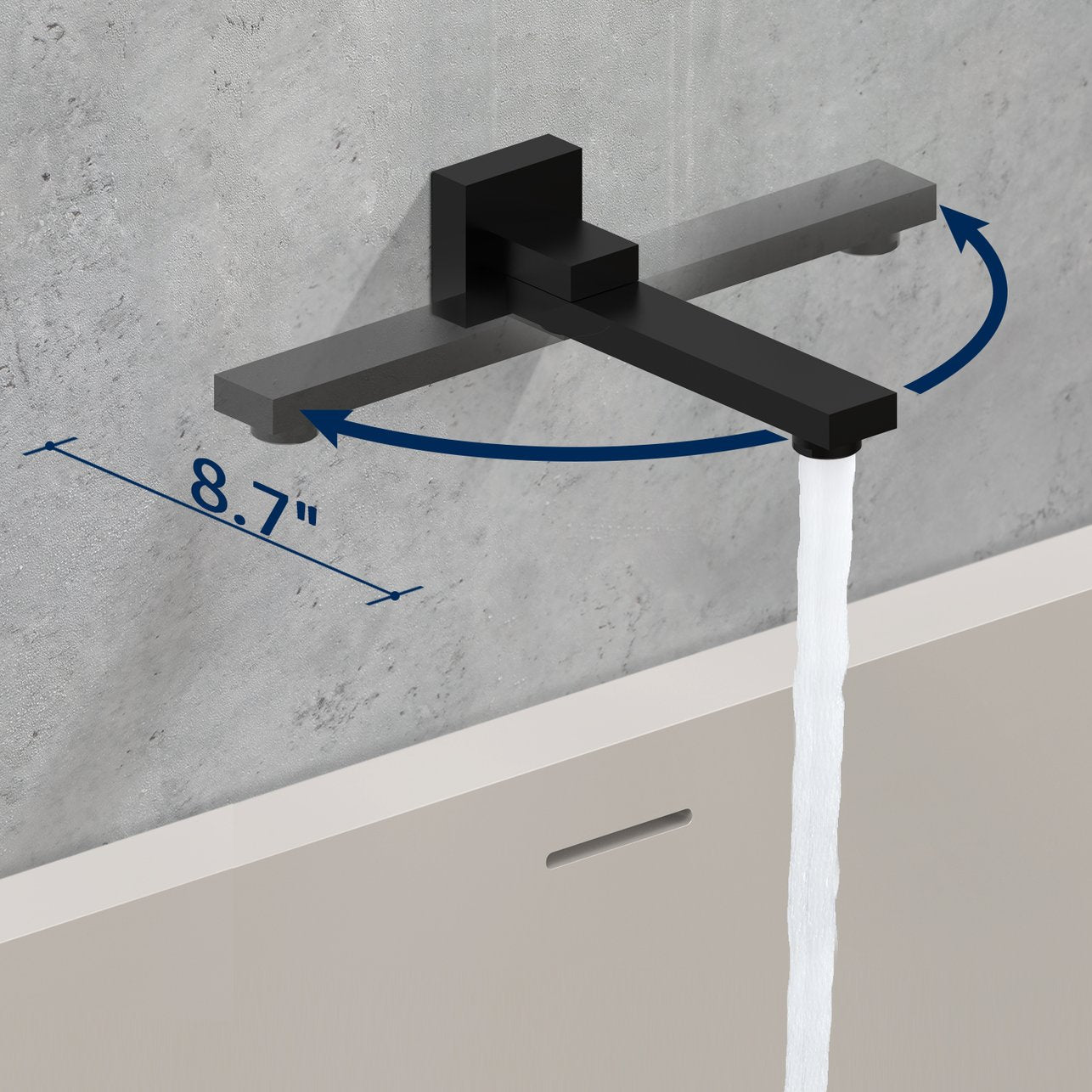 Male Npt Matte Black Shower System - Luxurious 12-Inch Rain Shower Hea