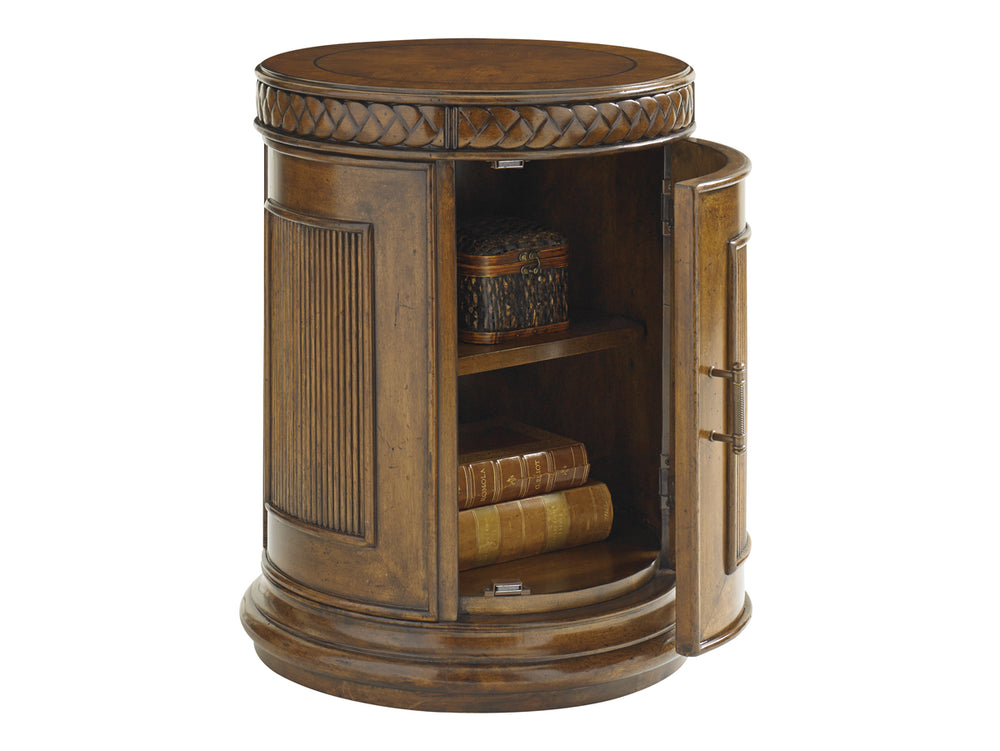 Tommy Bahama Home Belize Round End Table - Exquisite Caribbean Design