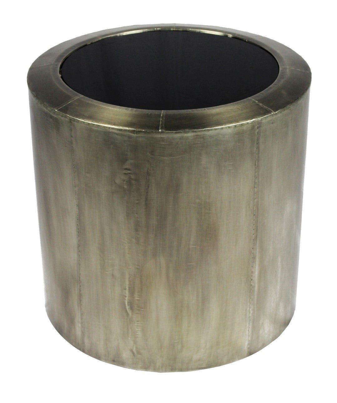 Mar Vista Aldrin End Table - Aerodynamic Design with Black Glass Top