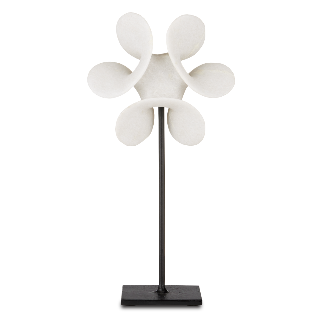 Helice Marble Ring - Stunning Handcrafted Sculpture with Dynamic Prope