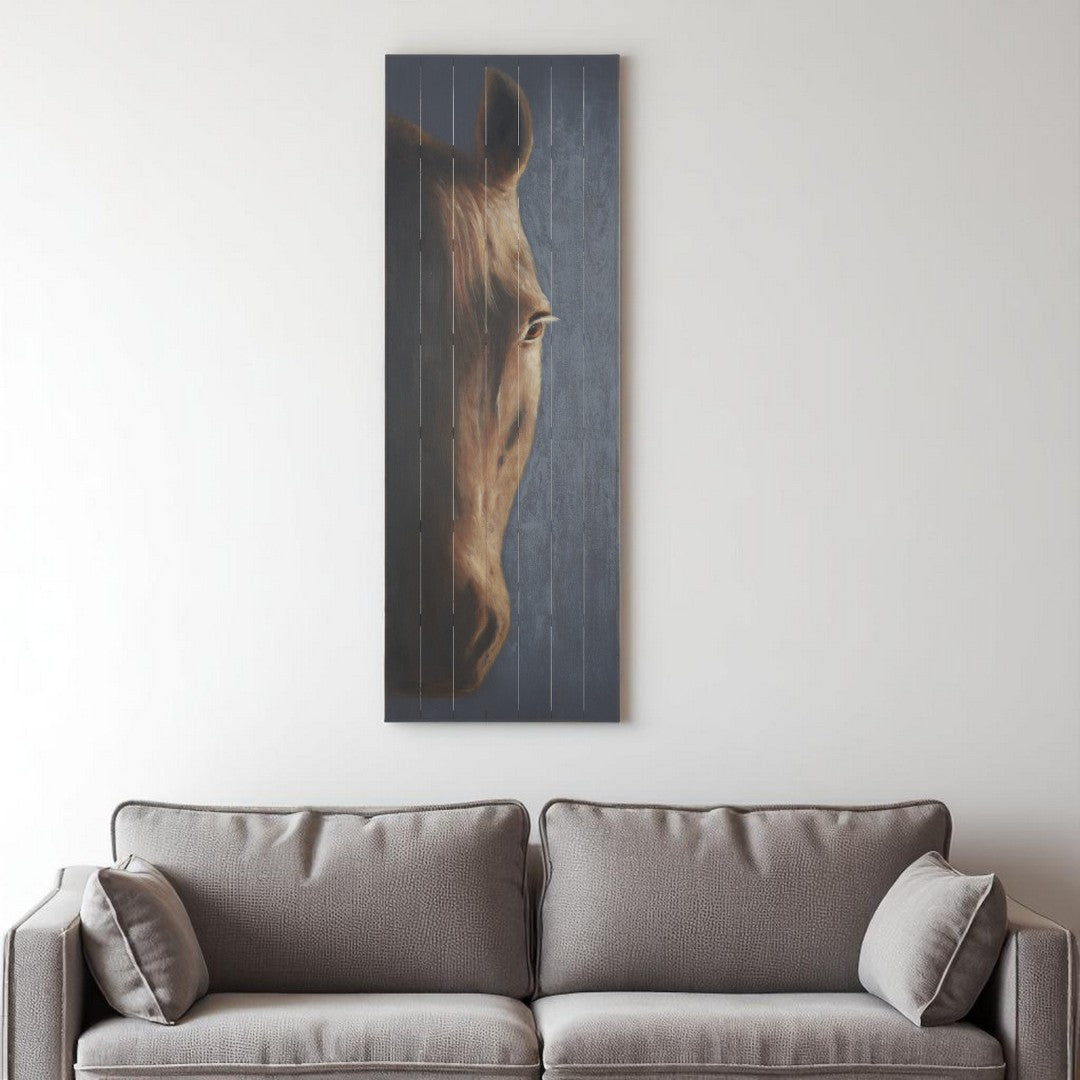 Hennessy Distressed Hand-Painted Wall Art - Rustic Farmhouse Charm for
