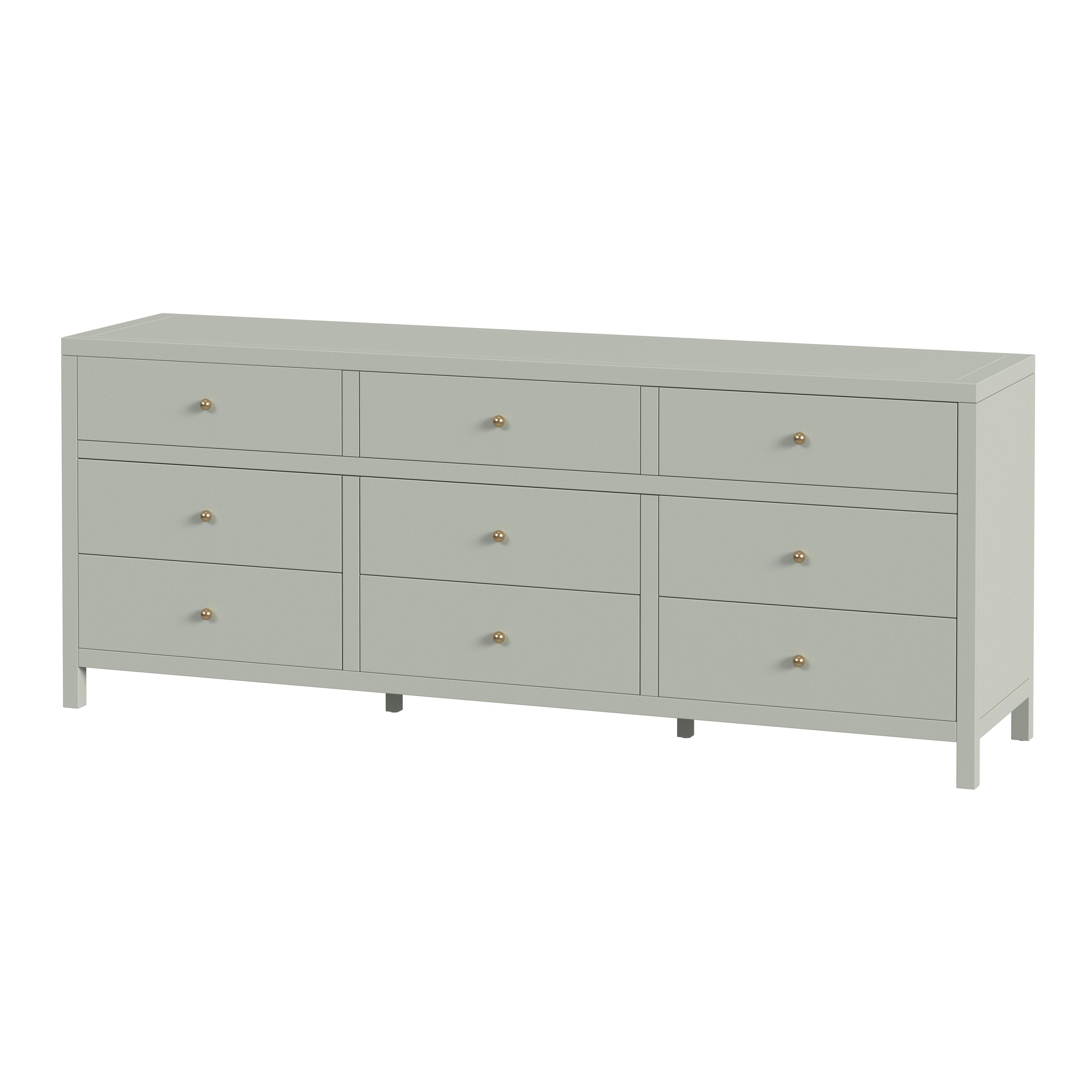 Butler Nora 9 Drawer Dresser - Elegant Wood Storage Solution for Bedro