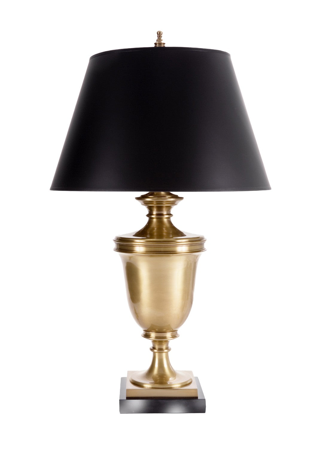Nicodemus Antique Brass Table Lamp — Classic Trophy Design, Warm Ambie