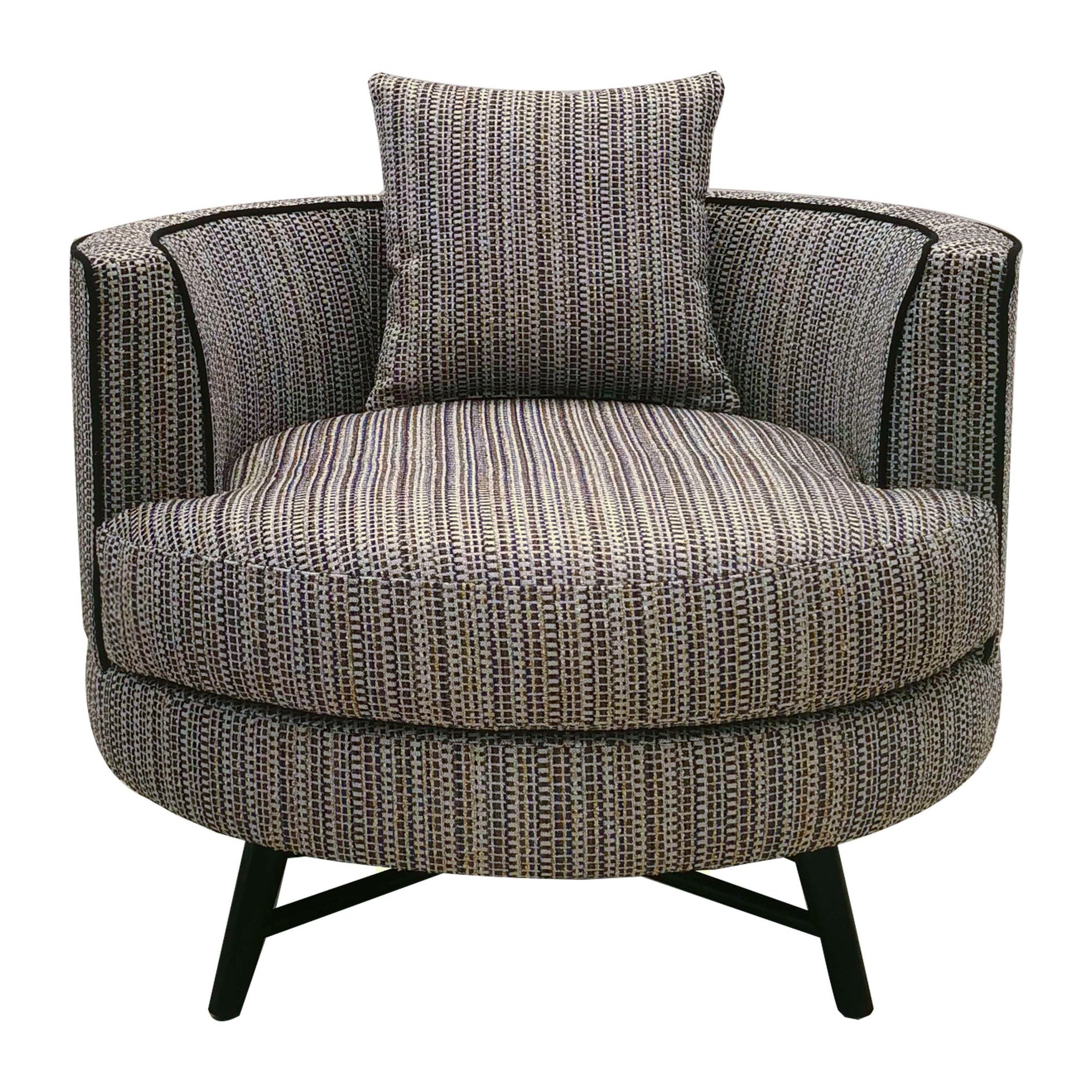 Swivel Chapel Hill Harper Chair With Plush Cushioning, 360° Rotation,