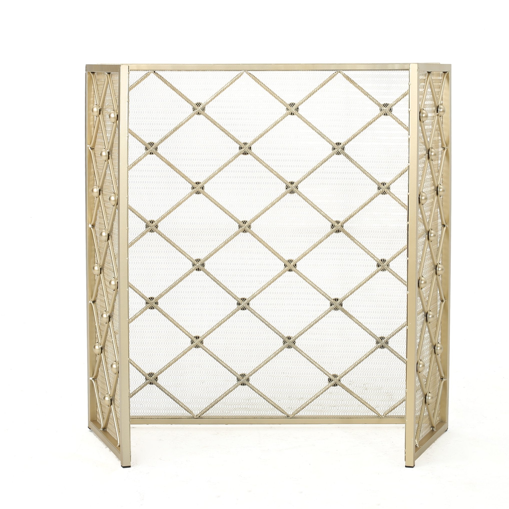 Christopher Knight Home® - Fire Prater Iron Fireplace Screen - Black F