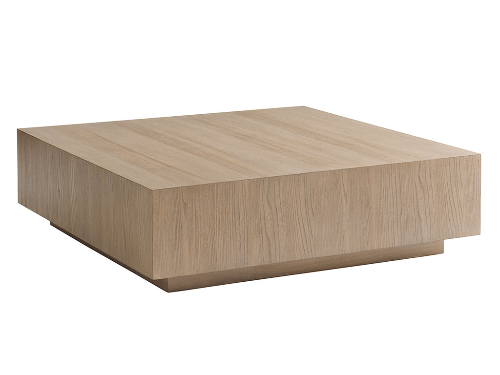 Tatum Square Cocktail Table - Contemporary Design with Gray Elm Top an ...